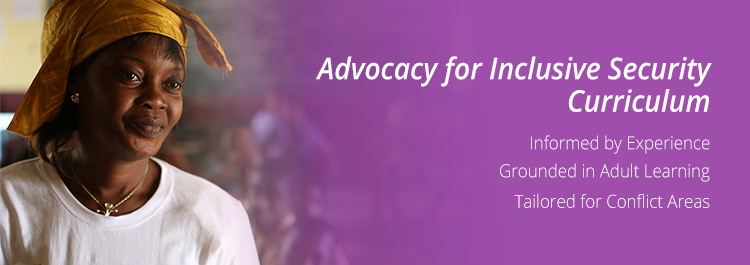 » Introducing the Advocacy for Inclusive Security Curriculum